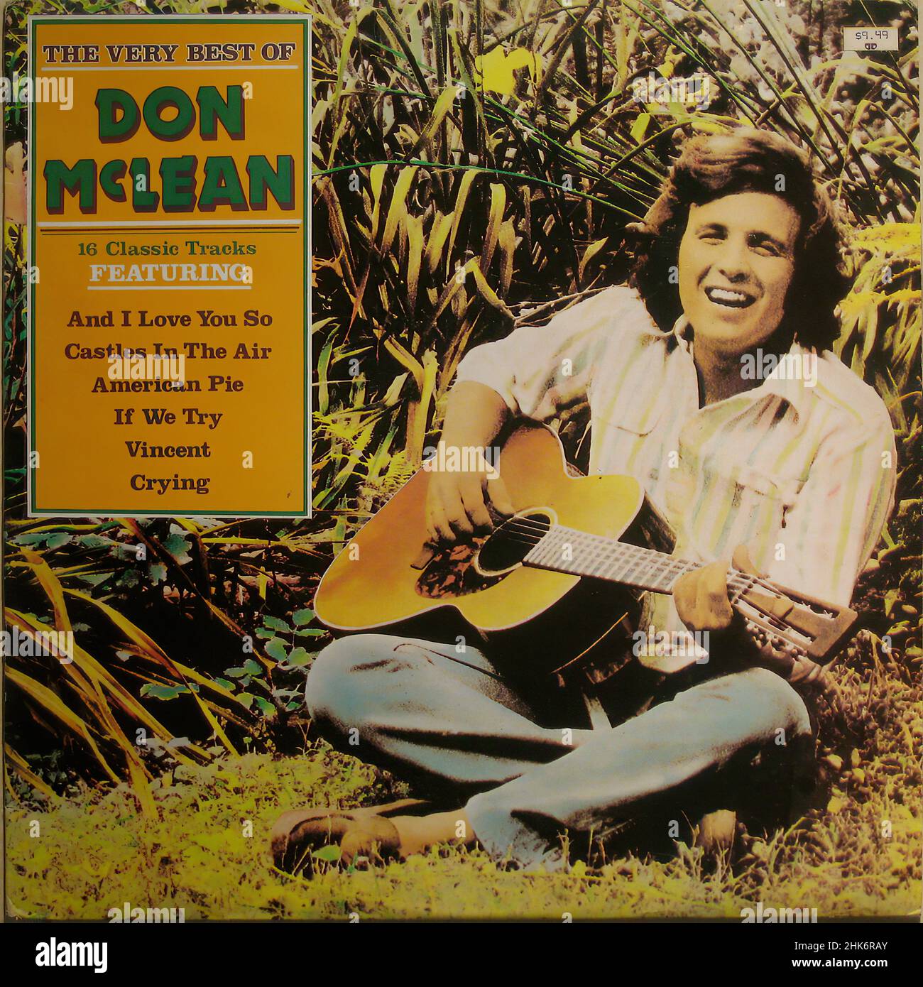 Vintage vinyl record cover - Don McLean - The Very Best Of Stock Photo ...