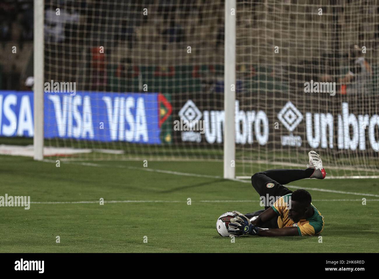 Yaounde, Cameroon. 02nd Feb, 2022. Senegal goalkeeper Edouard Mendy ...
