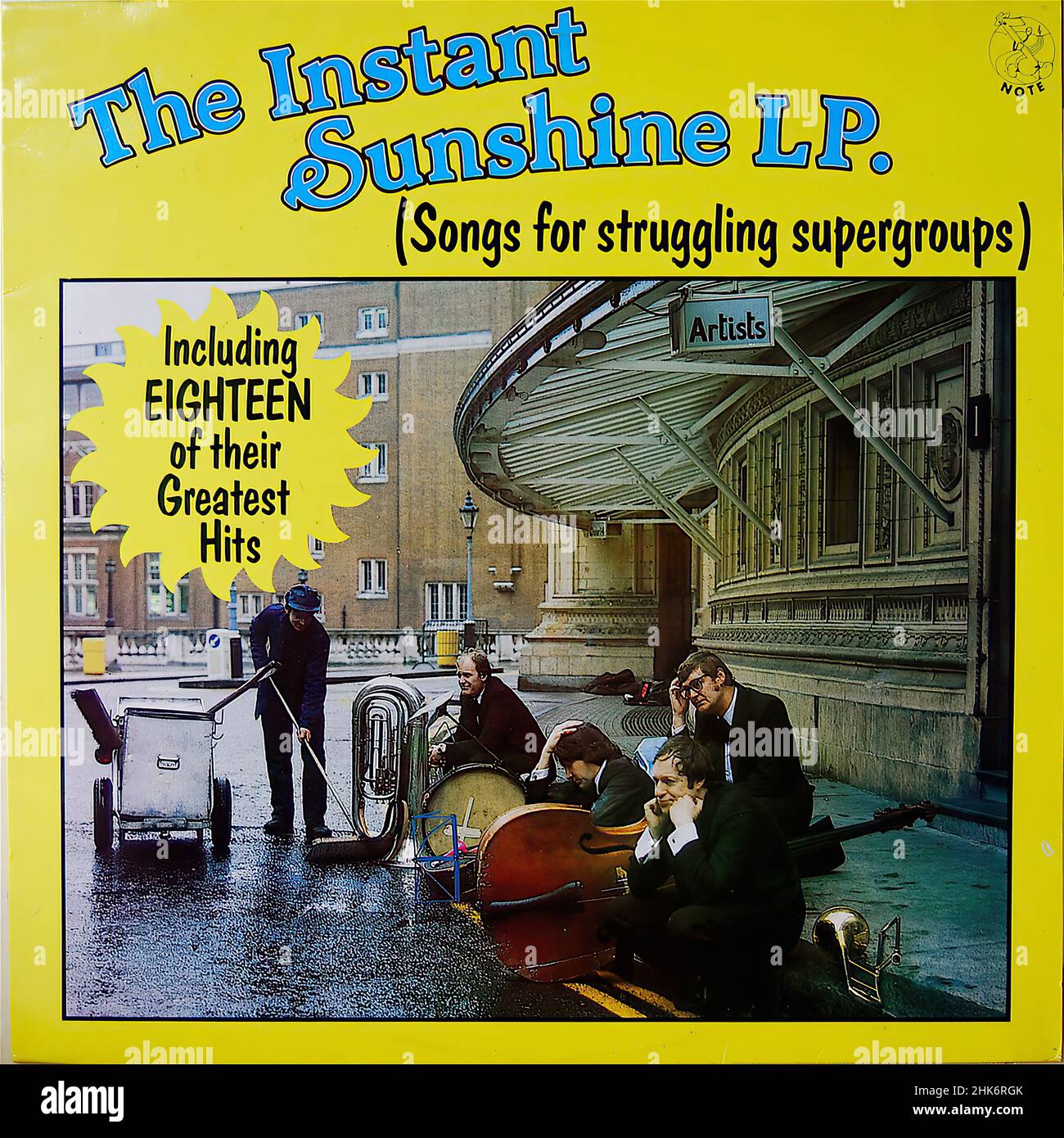 Vintage vinyl record cover - The Instant Sunshine LP Stock Photo - Alamy