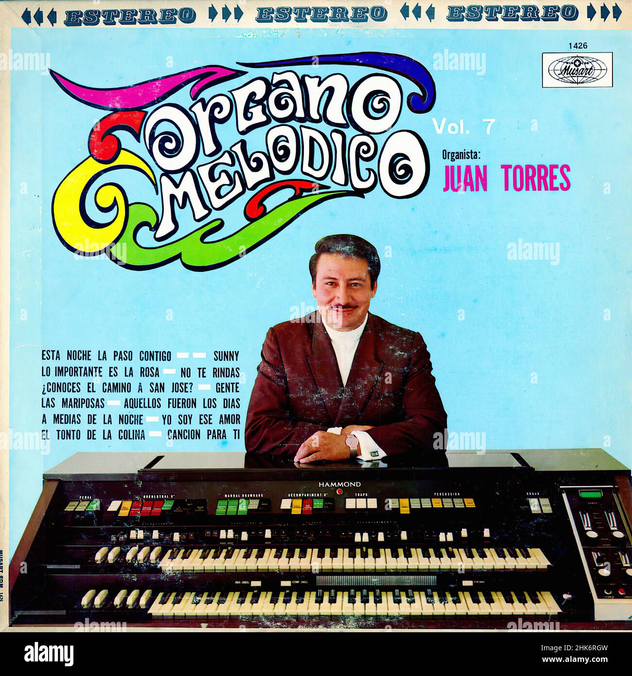Organo Melodico Vol. 7 - Vintage Vinyl Album Stock Photo - Alamy