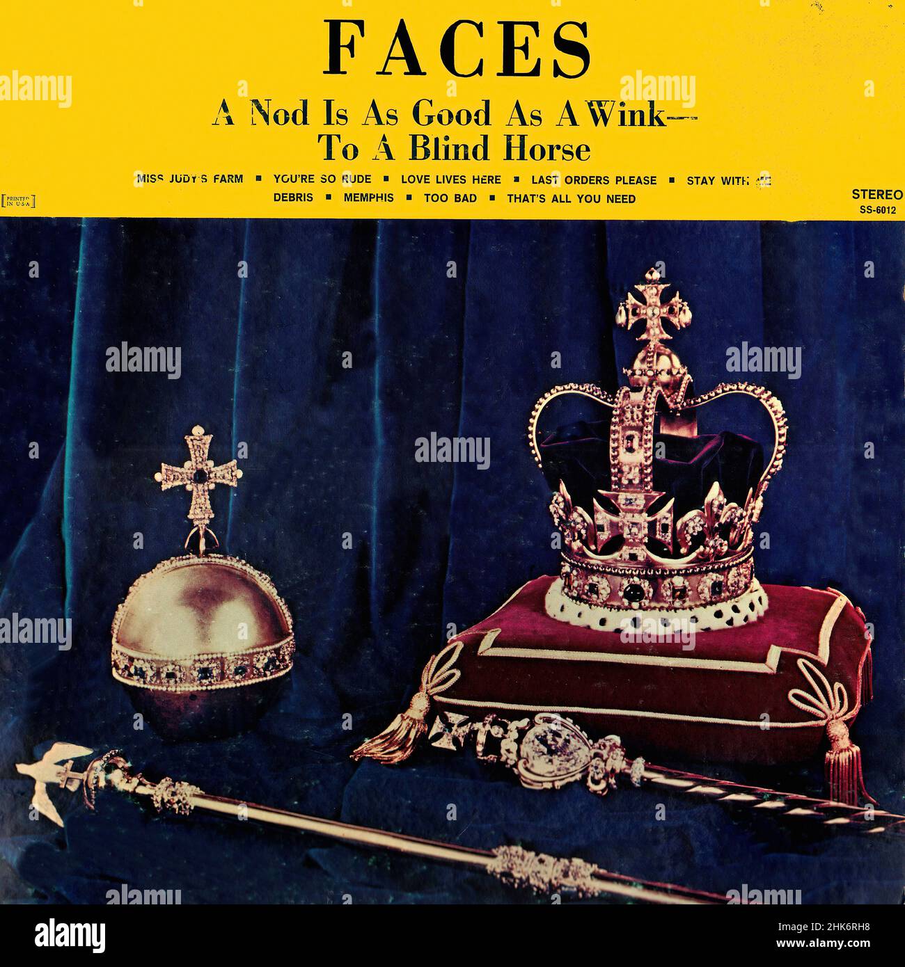 Vintage vinyl record cover - Faces - A Nod Is As Good As A Wink ...