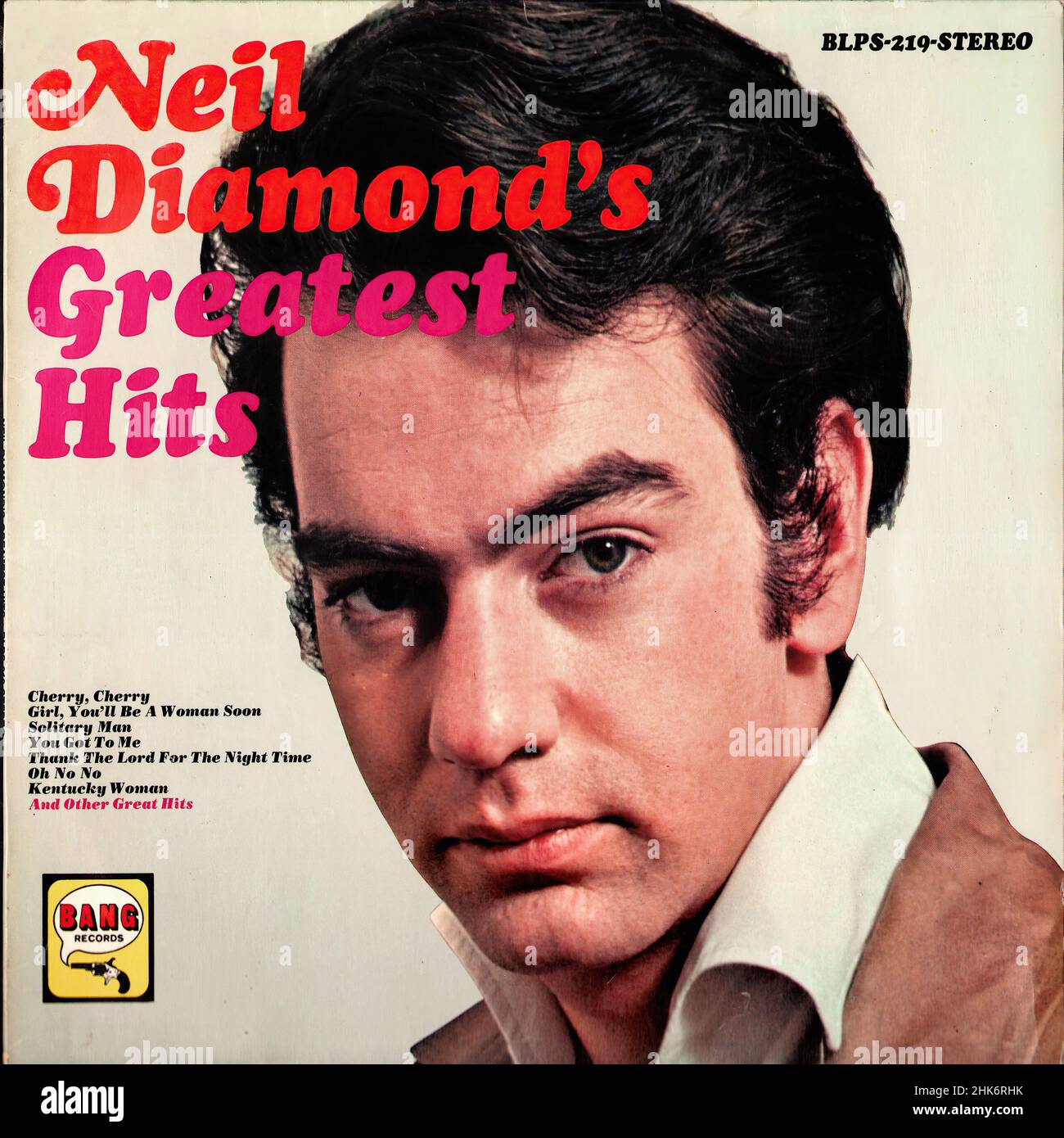 Vintage vinyl record cover - Diamond, Neil - Greatest Hits - D - 1968 ...