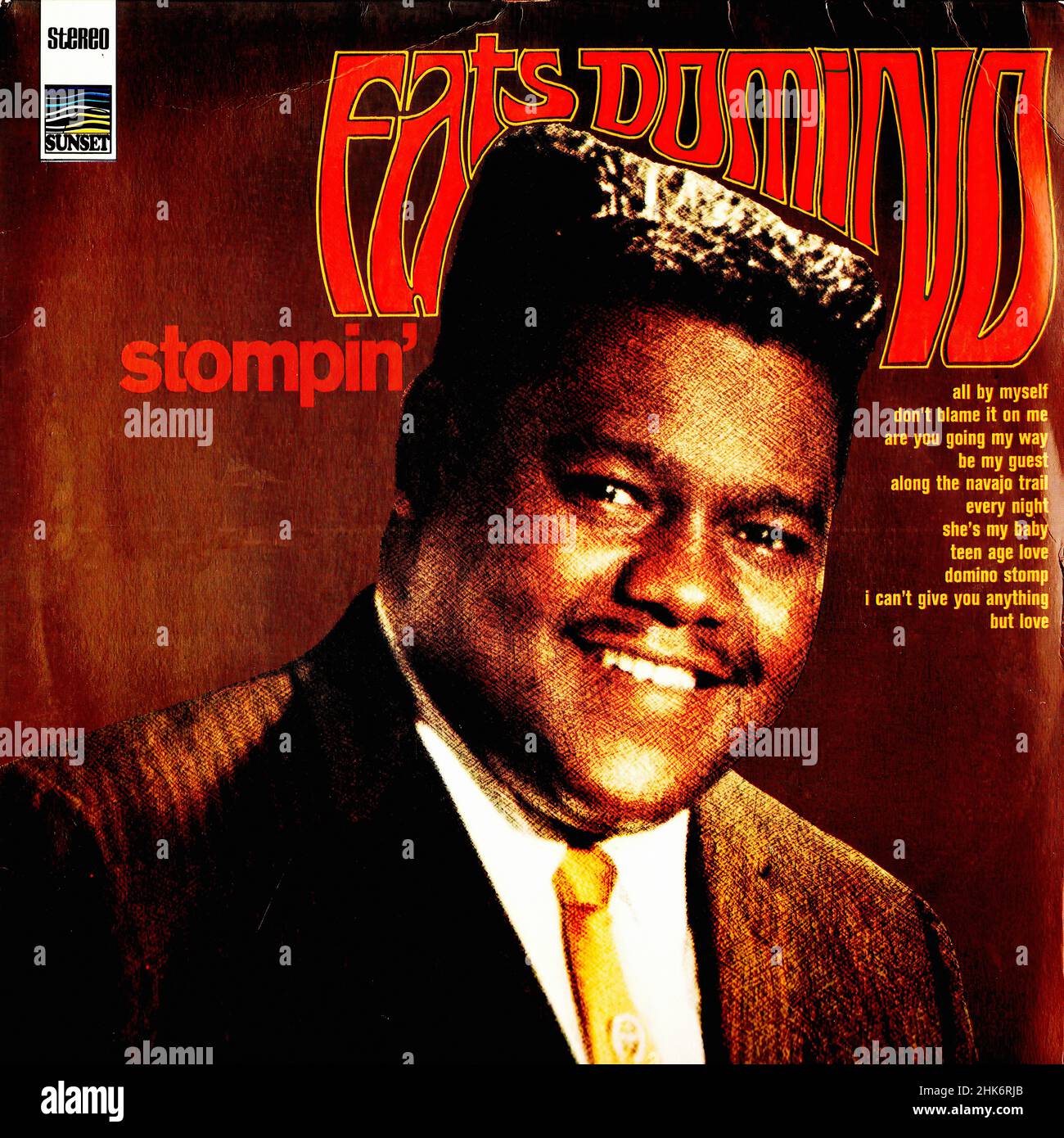 Vintage vinyl record cover - Domino, Fats - Stompin' - D - 1971- Rec ...