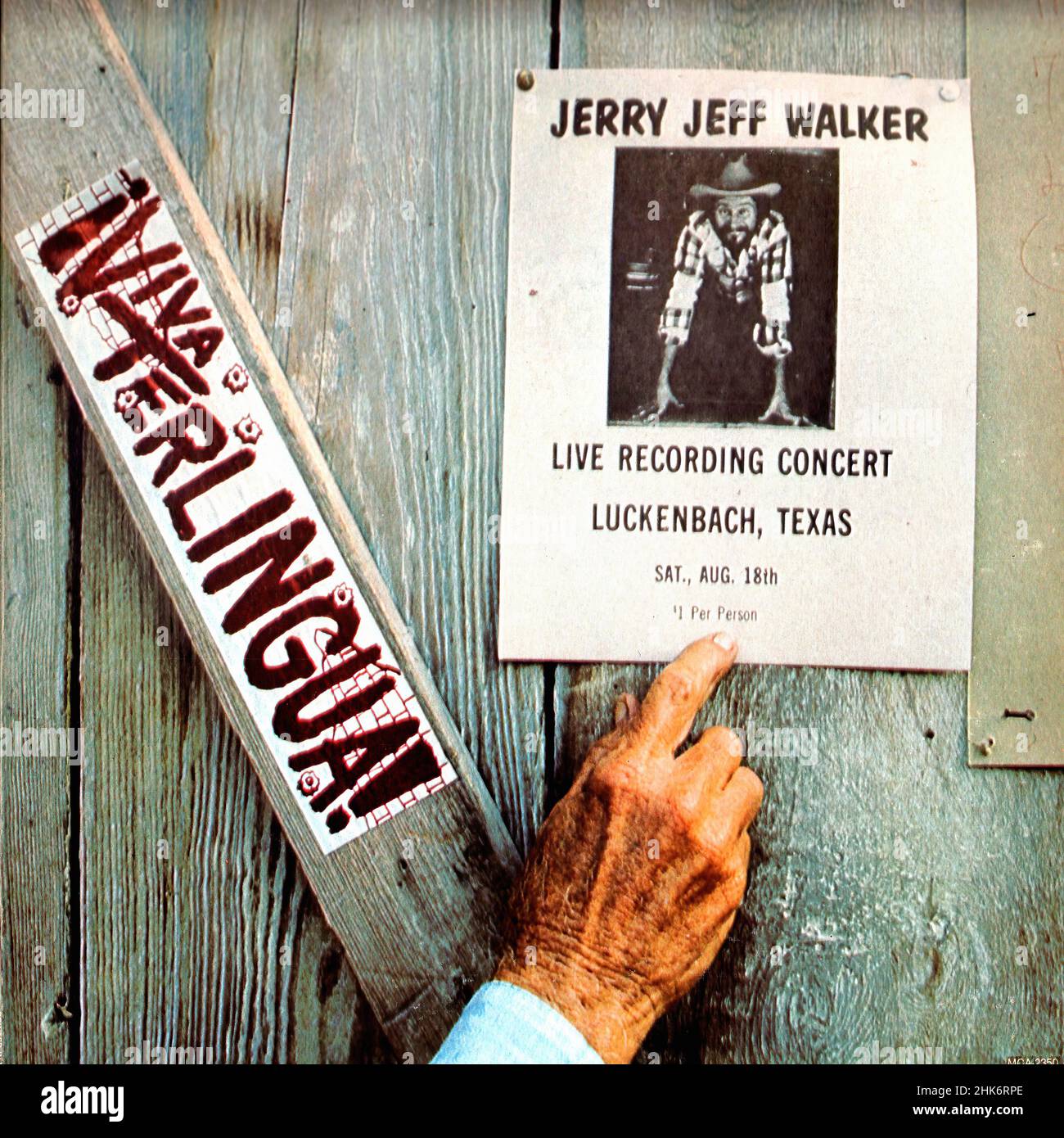 Vintage vinyl record cover - Walker, Jerry Jeff - Viva Terlingua - US - 1973 Stock Photo - Alamy