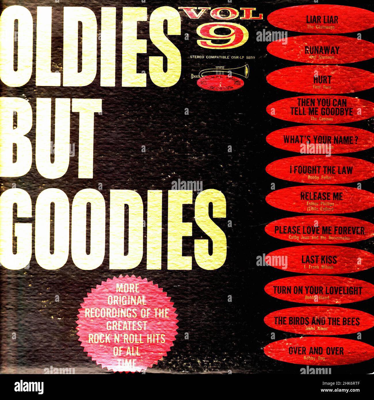 Vintage vinyl record cover - Various - Oldies But GOdies - Vol 9 - US ...