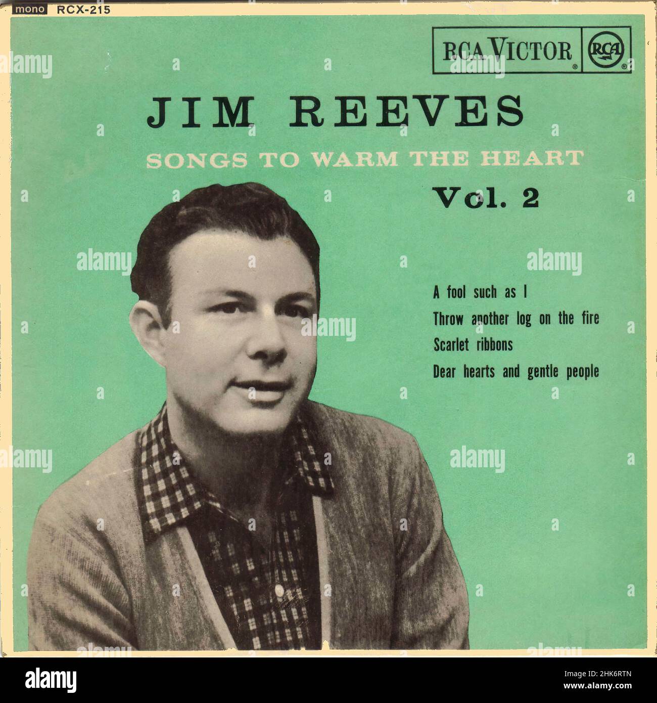 Vintage vinyl record cover - Reeves,Jim - Songs To Warm The Heart - UK ...