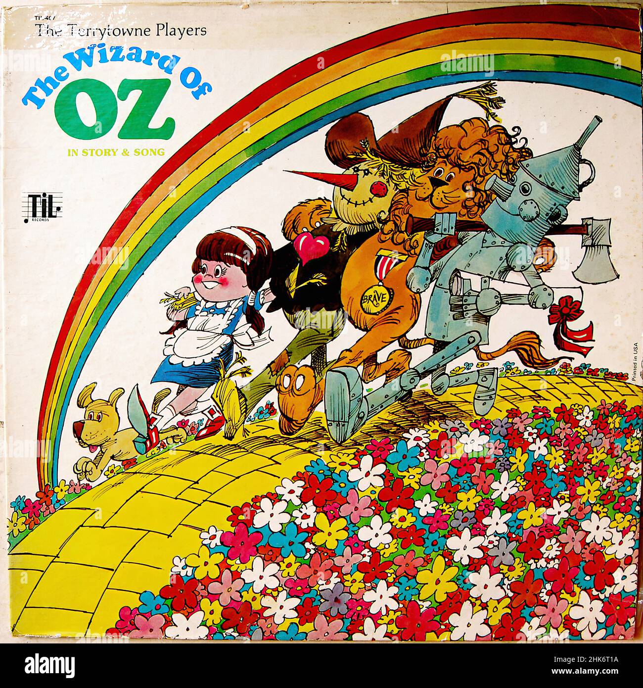 Vintage vinyl record cover - Childrens - Wizard Of Oz 00001 Stock Photo ...