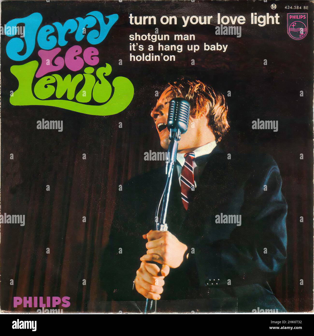 Vintage vinyl record cover - Lewis, Jerry Lee - Turn On Your Lovelight ...