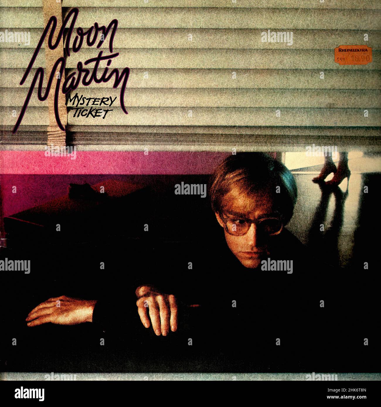 Vintage vinyl record cover - Moon Martin - Mystery Ticket - D - 1981 ...