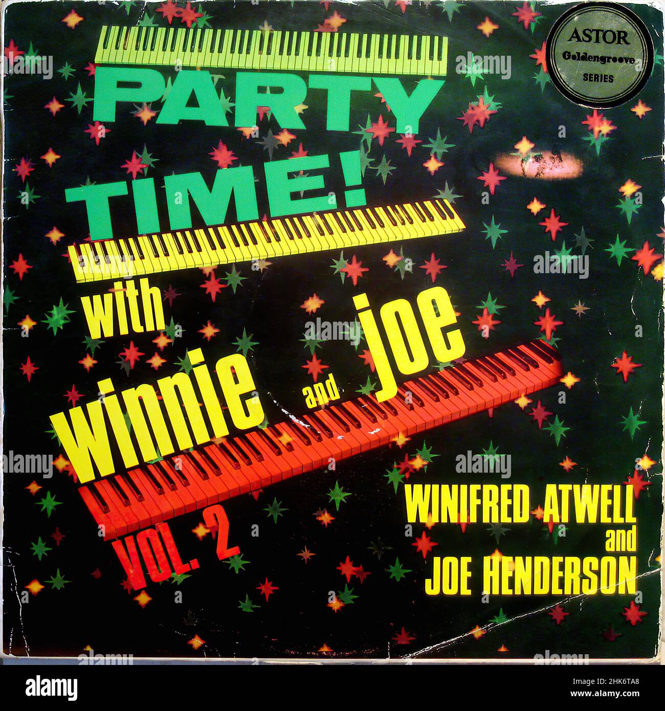 Vintage vinyl record cover - Party Time With Winnie & Joe Stock Photo ...