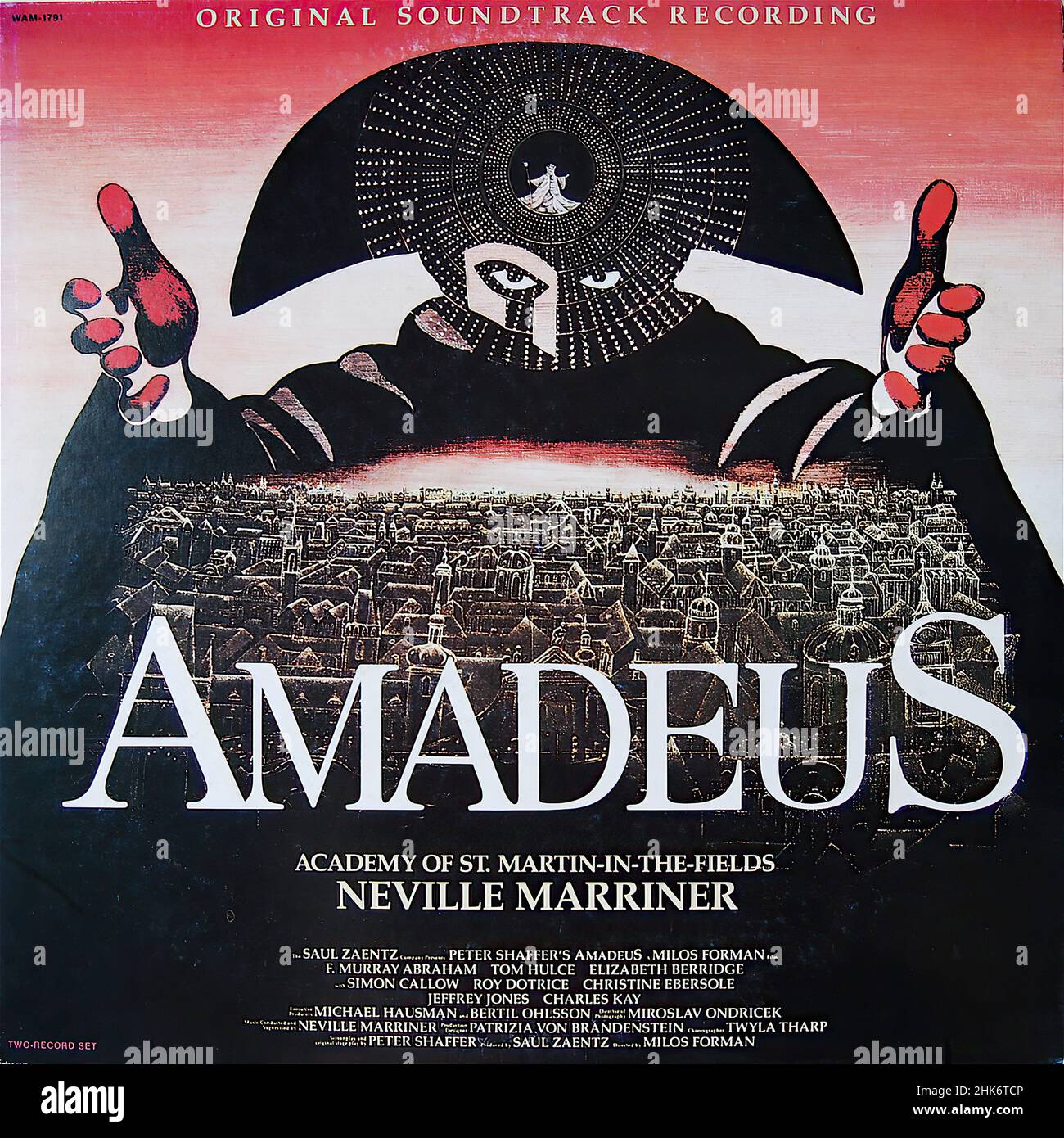 Vintage vinyl record cover - Movie Soundtrack - Amadeus Stock Photo - Alamy