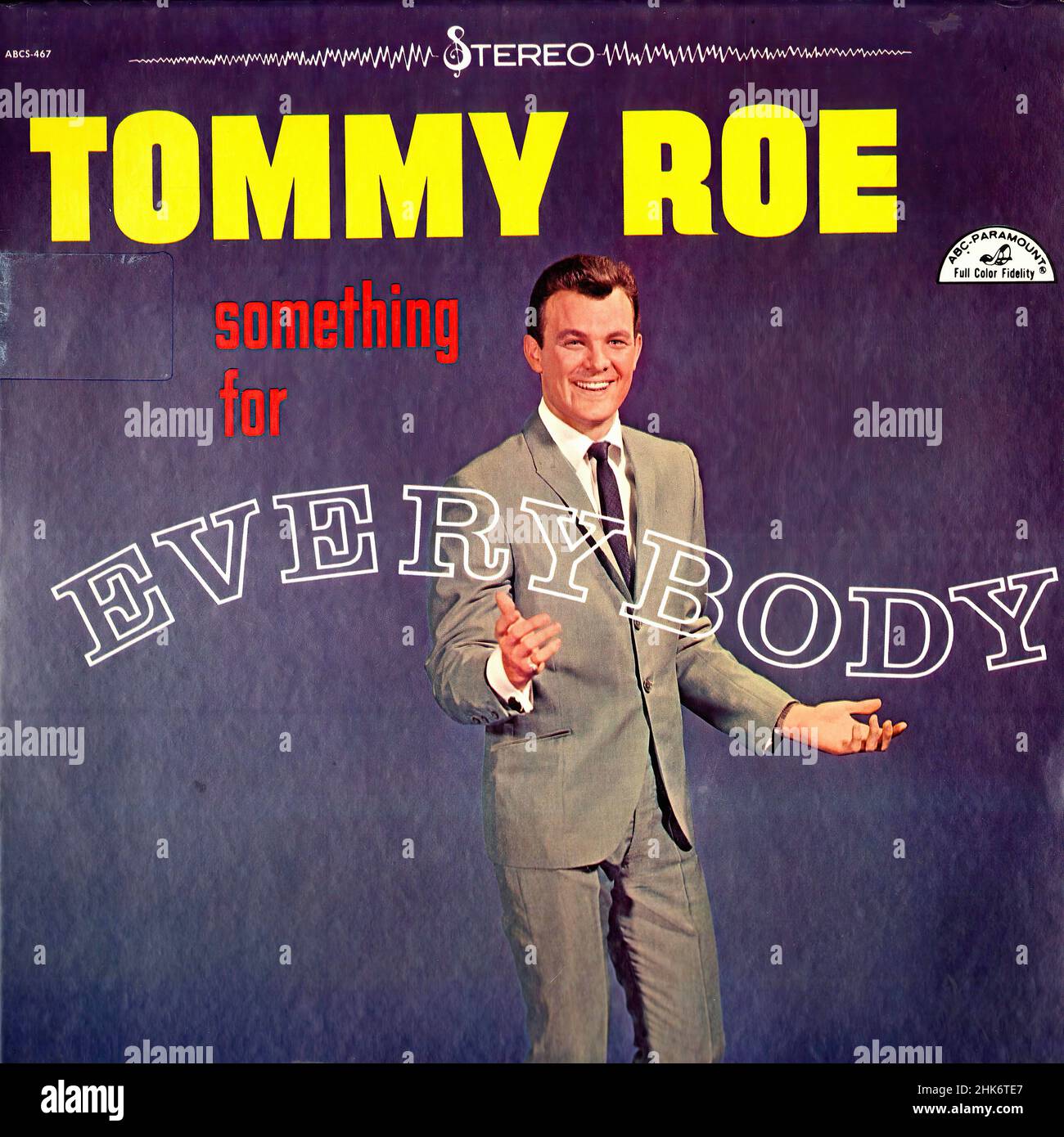 Vintage vinyl record cover - Roe, Tommy - Something For Everybody - US ...