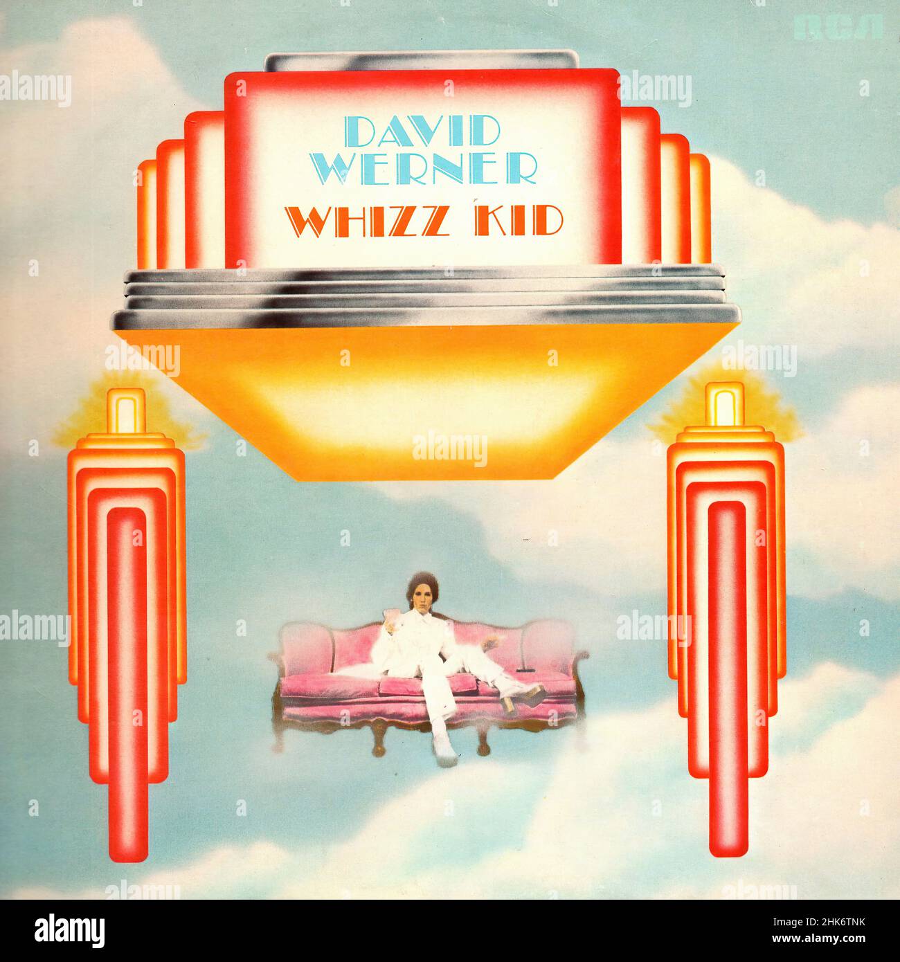 Vintage vinyl record cover - Werner, David - Whizz Kid - D - 1974 Stock ...