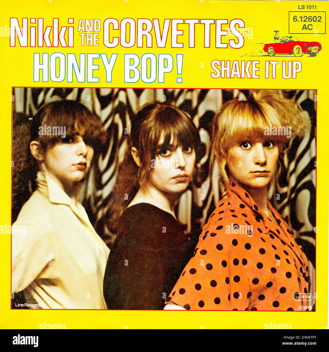 Vintage vinyl record cover - Nikki & The Corvettes - Money Bop - Bomp ...