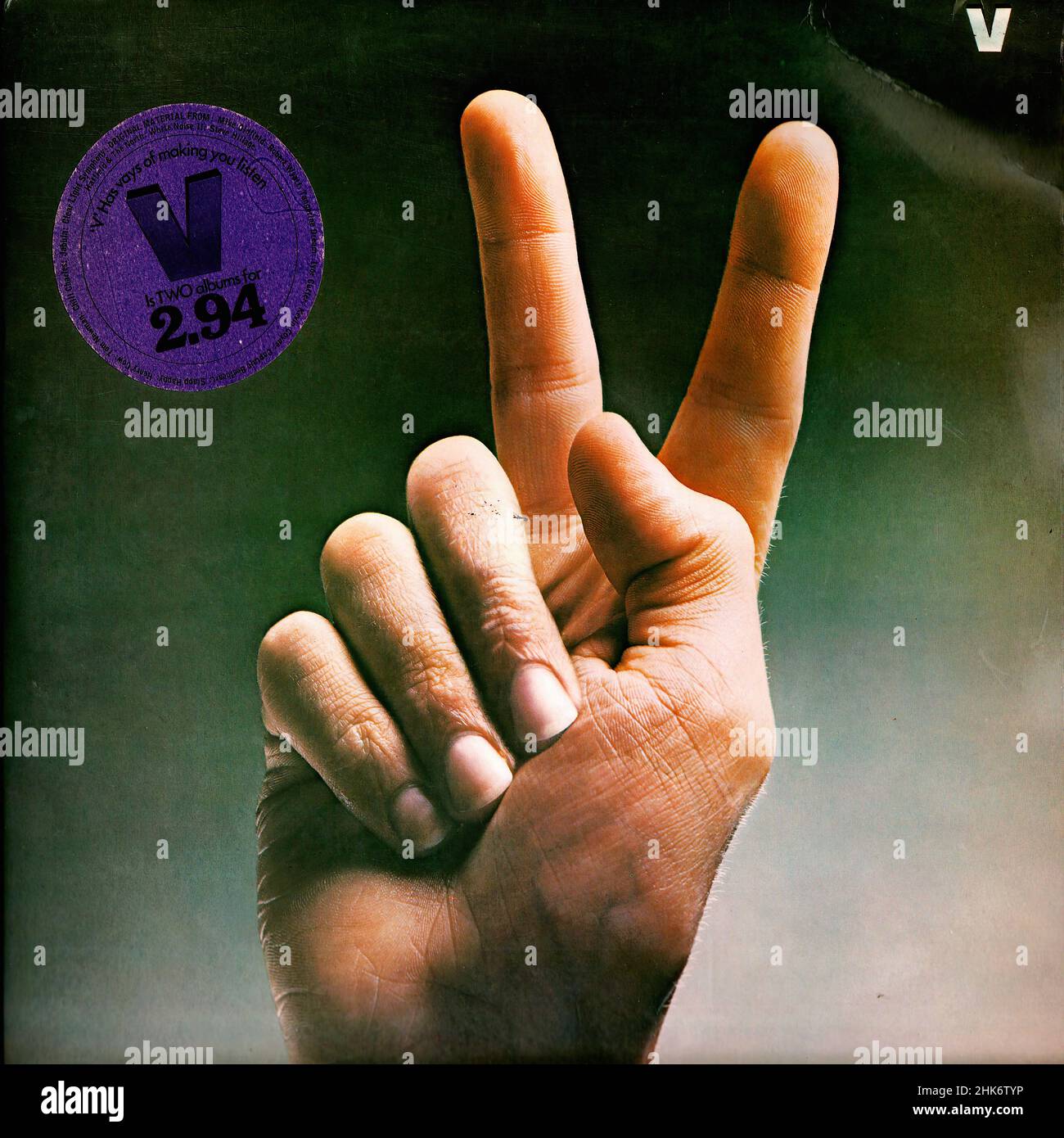 Vintage vinyl record cover - Various Artists - V - Virgin - UK - 1975 ...