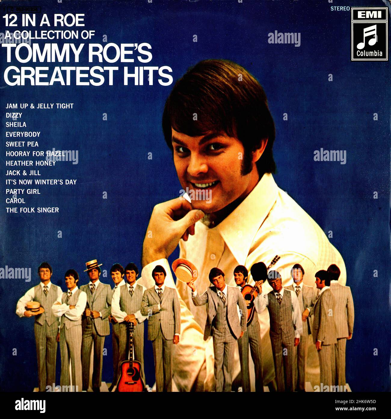 Vintage vinyl record cover - Roe, Tommy - 12 In A Roe - Greatest - D ...