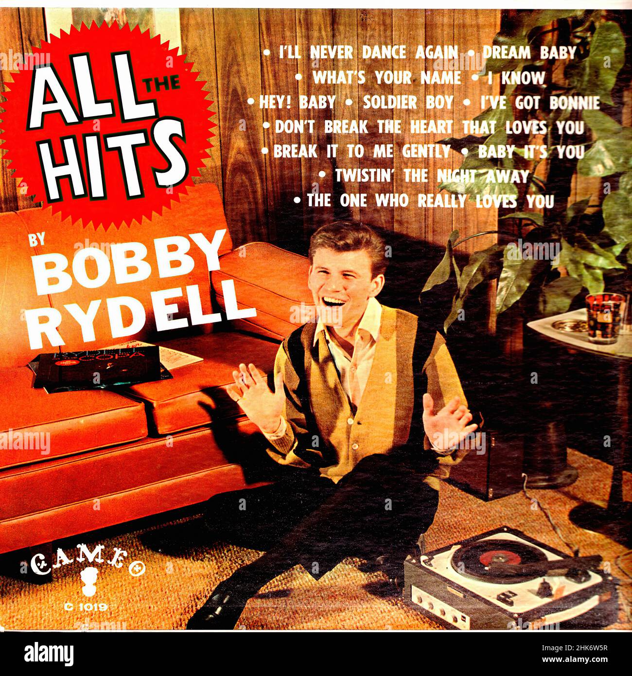 Vintage vinyl record cover - Rydell, Bobby - All The Hits - Can - 1962 ...