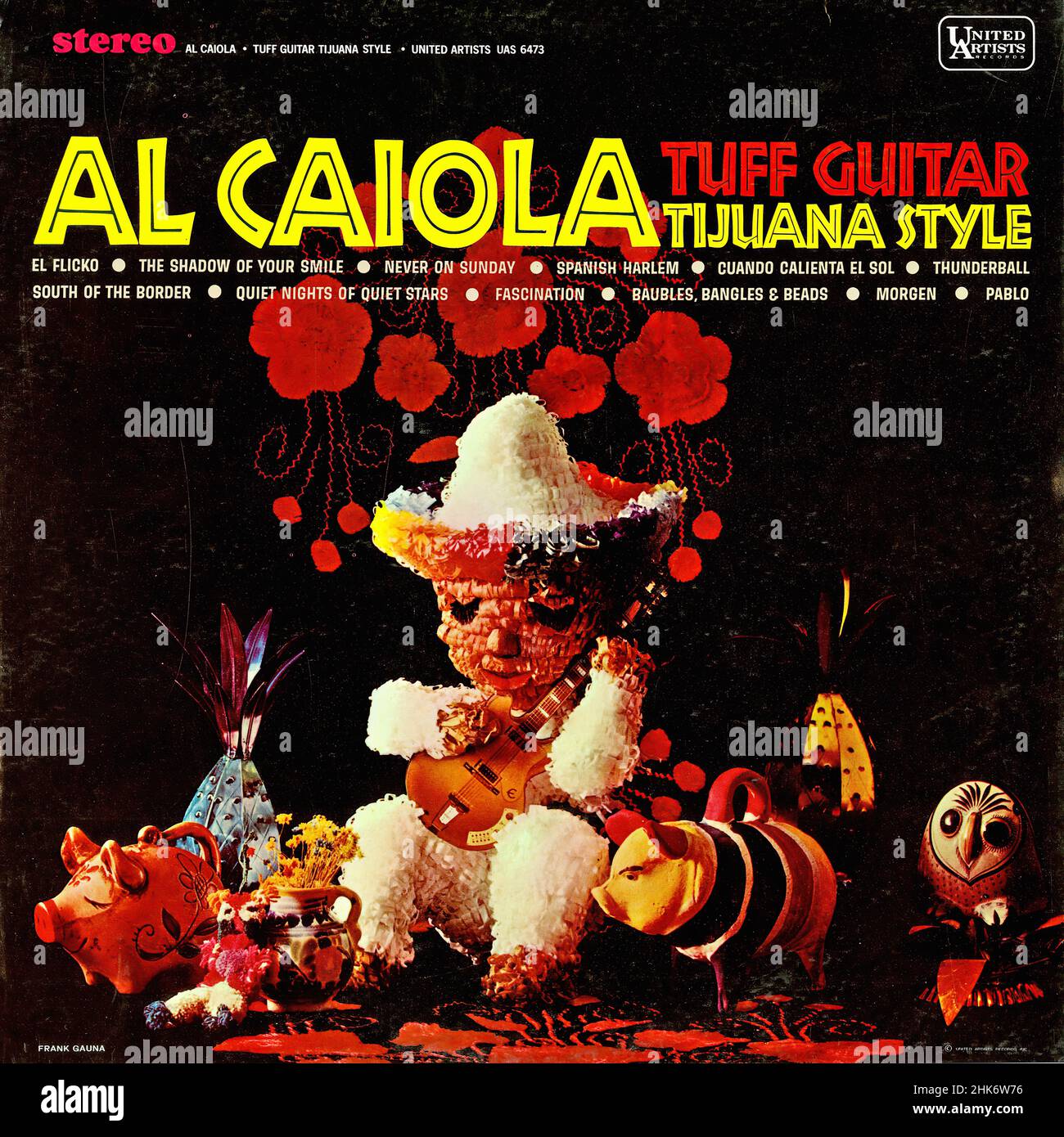 Tuff Guitar Tijuana Style - Vintage Musical Vinyl Album Stock Photo - Alamy