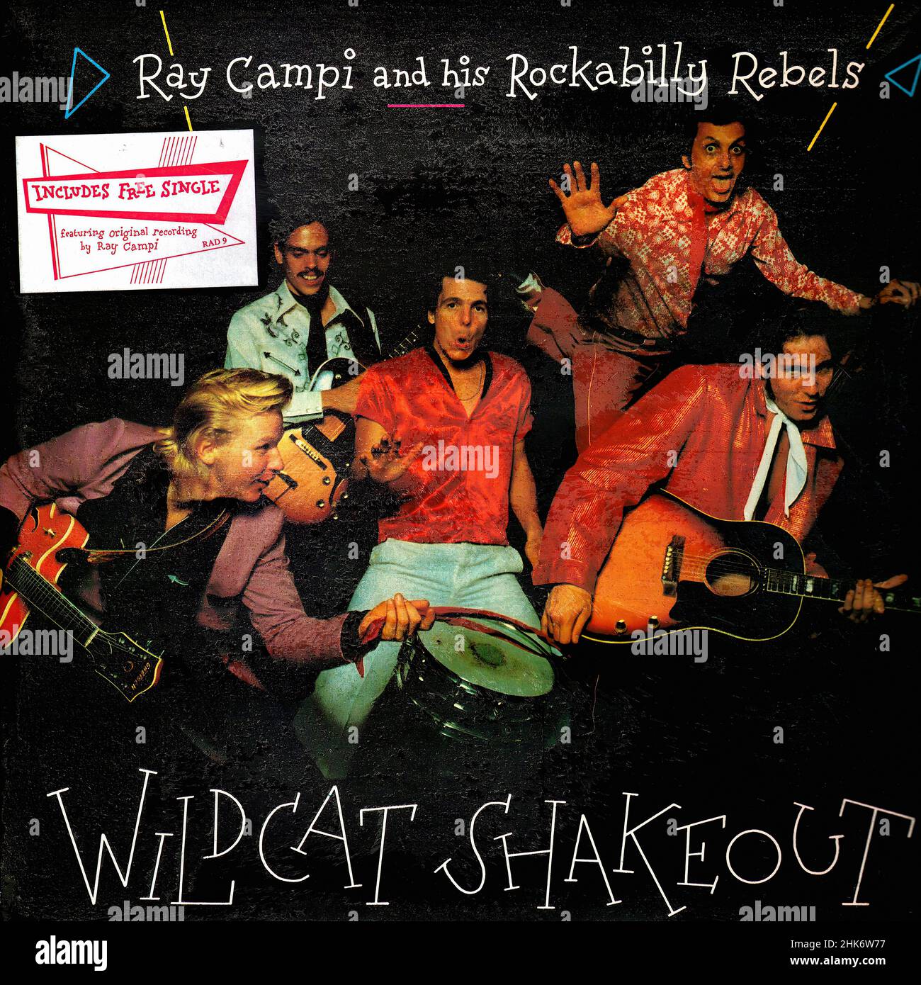 Vintage vinyl record cover - Campi, Ray & His Rockabilly Rebels ...