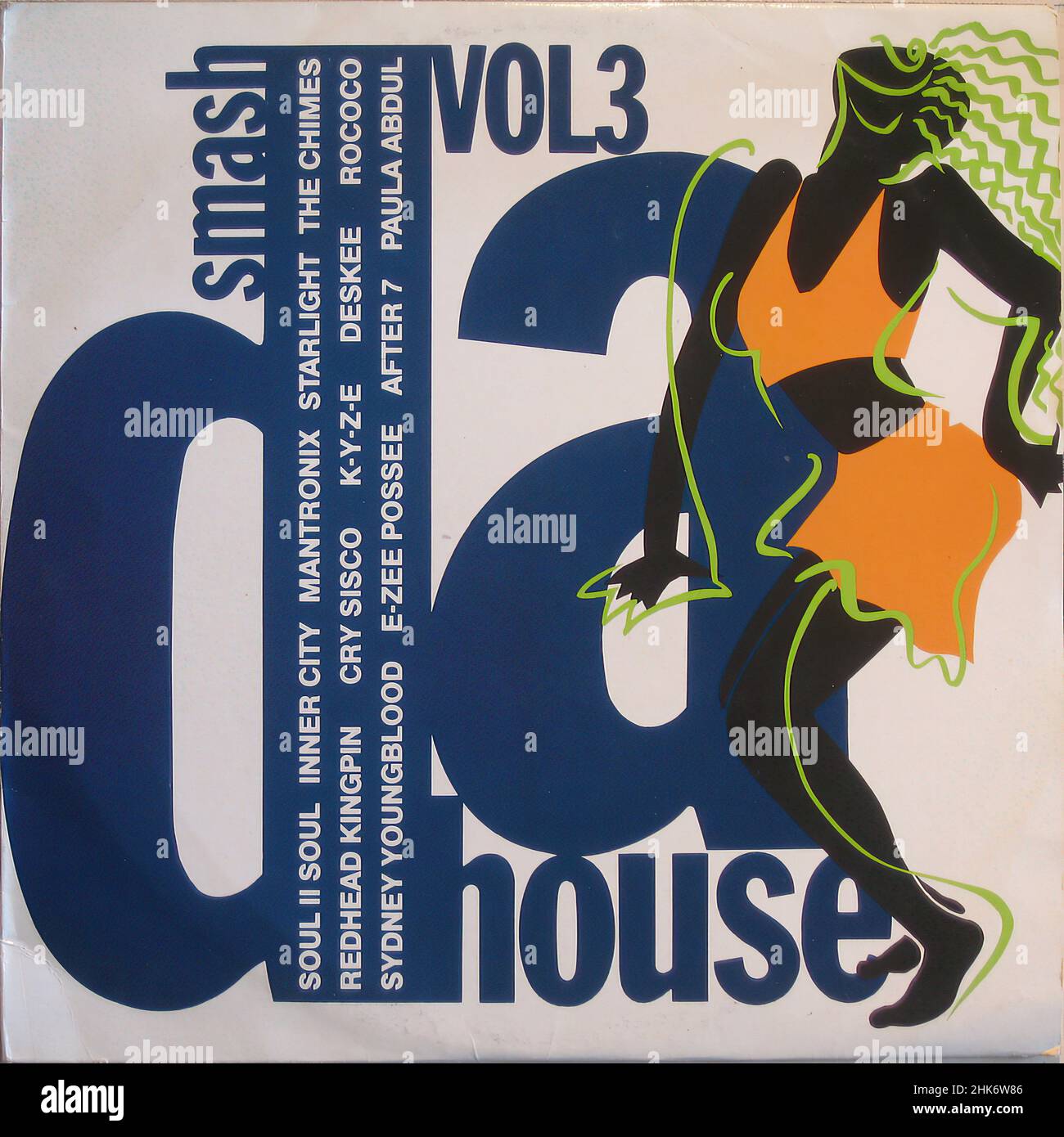 Vintage vinyl record cover - Compilation - Smash Da House Vol 3 Stock ...