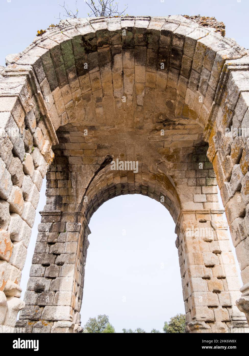 Ciudad romana de Cáparra. Cáceres. Extremadura. España Stock Photo - Alamy