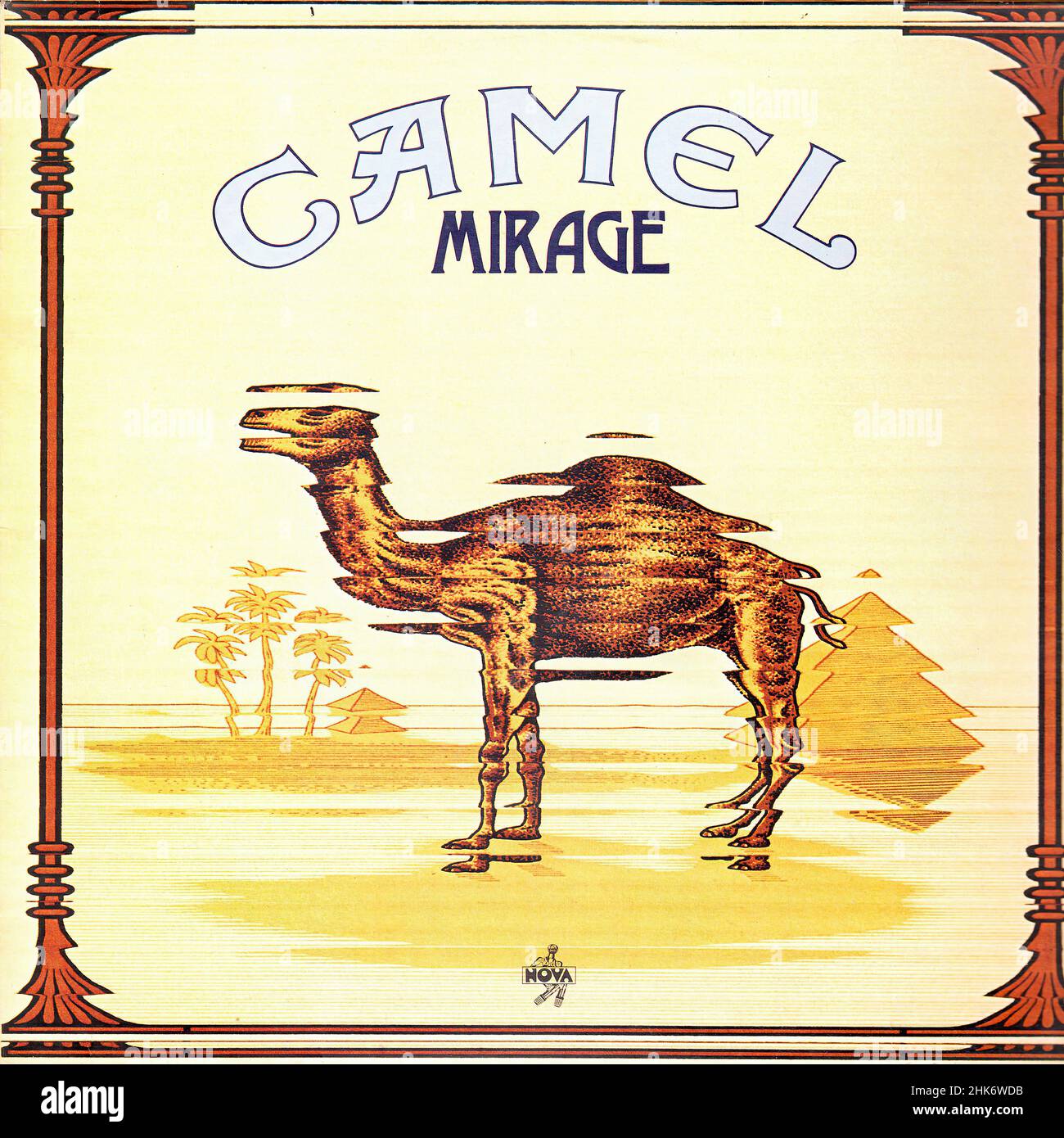 Vintage vinyl record cover - Camel - Mirage - D - 1974 Stock Photo - Alamy