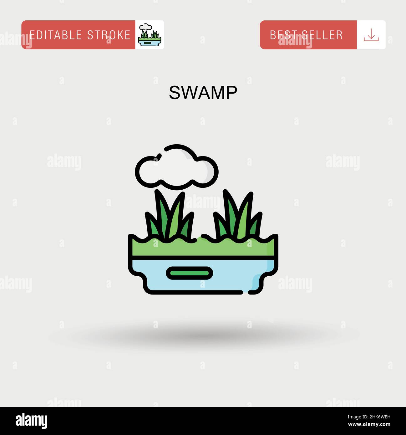 Swamp lily Stock Vector Images - Alamy