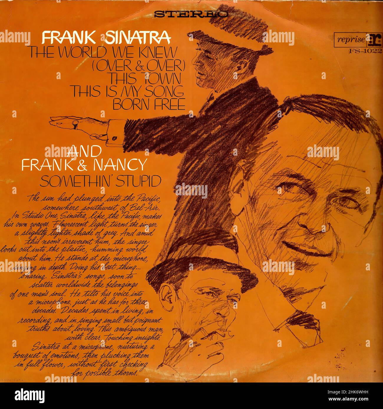 Vintage vinyl record cover - Sinatra, Frank - Frank Sinatra - US - 1967 ...