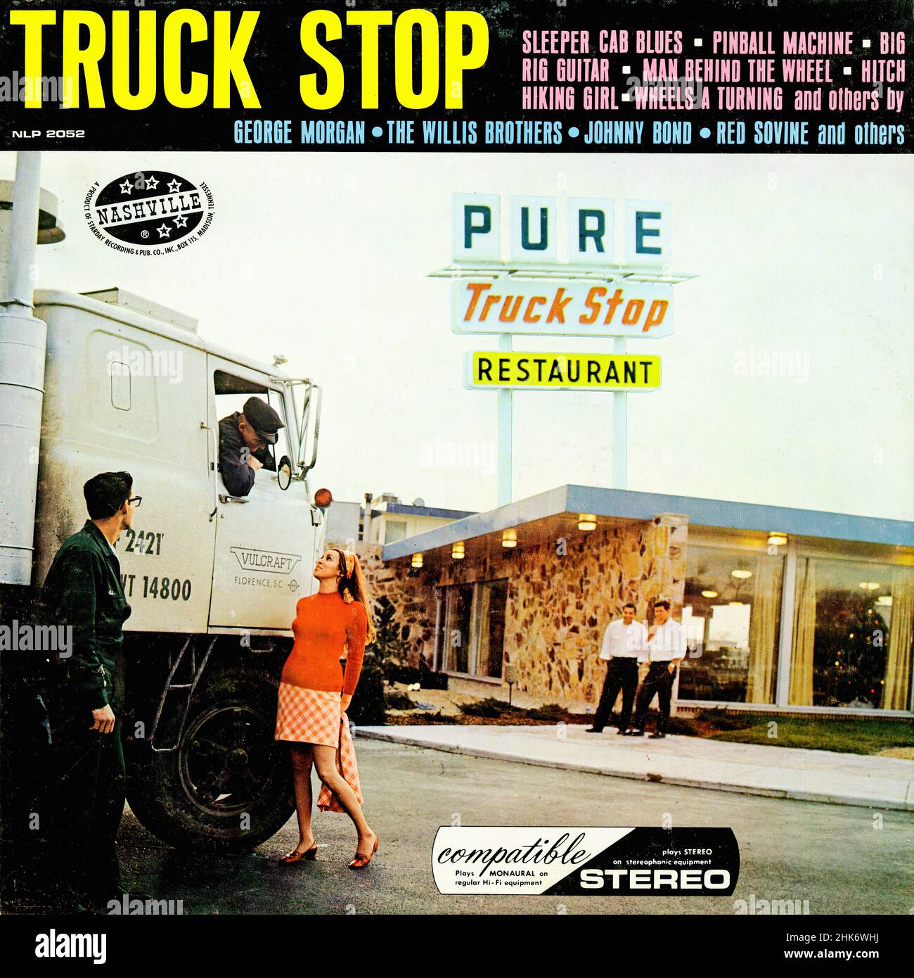 Truck Stop - Vintage Country Music Album Stock Photo - Alamy