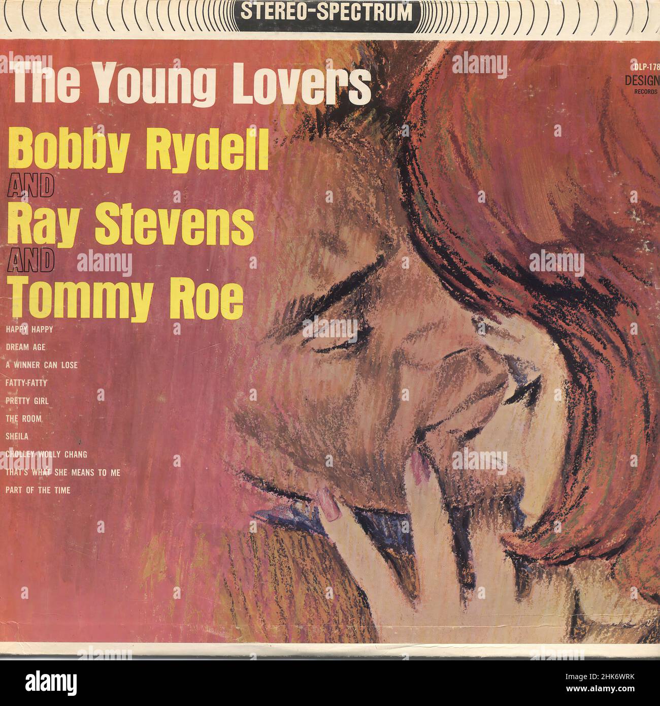 Vintage vinyl record cover - The Young Lovers - Pickwick - 1 - USA Stock Photo - Alamy