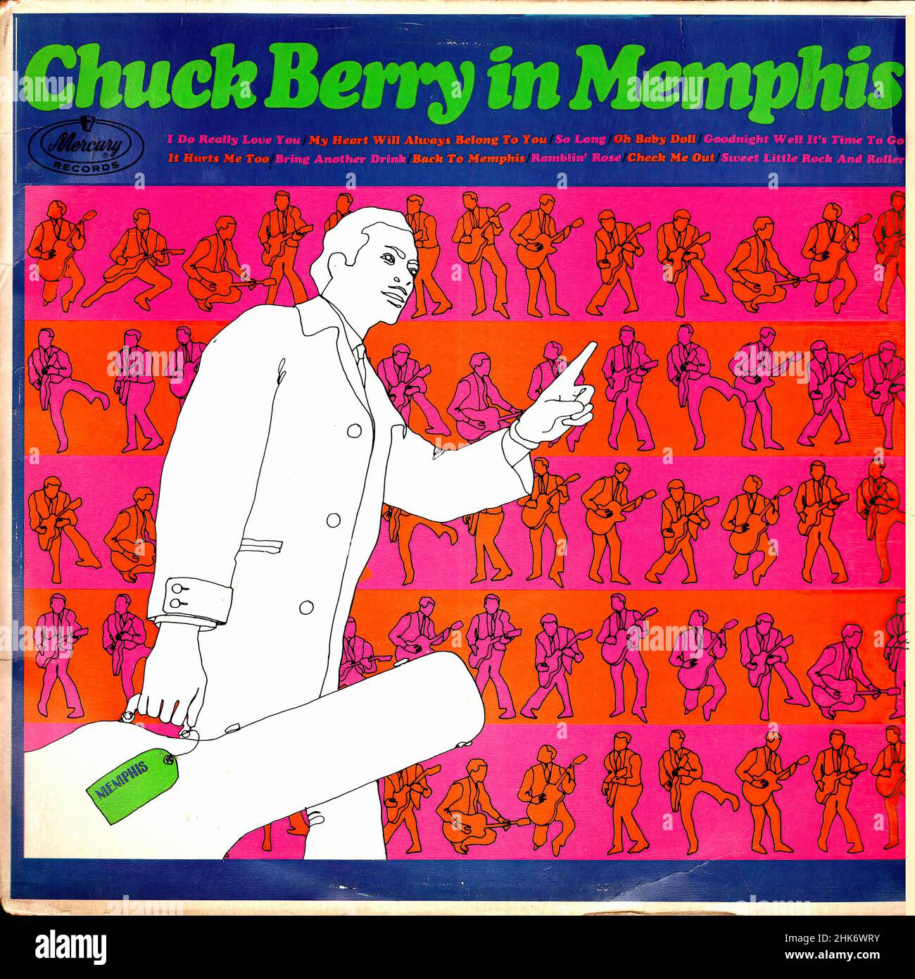Vintage vinyl record cover - Berry, Chuck - In Memphis - UK - 1967 ...