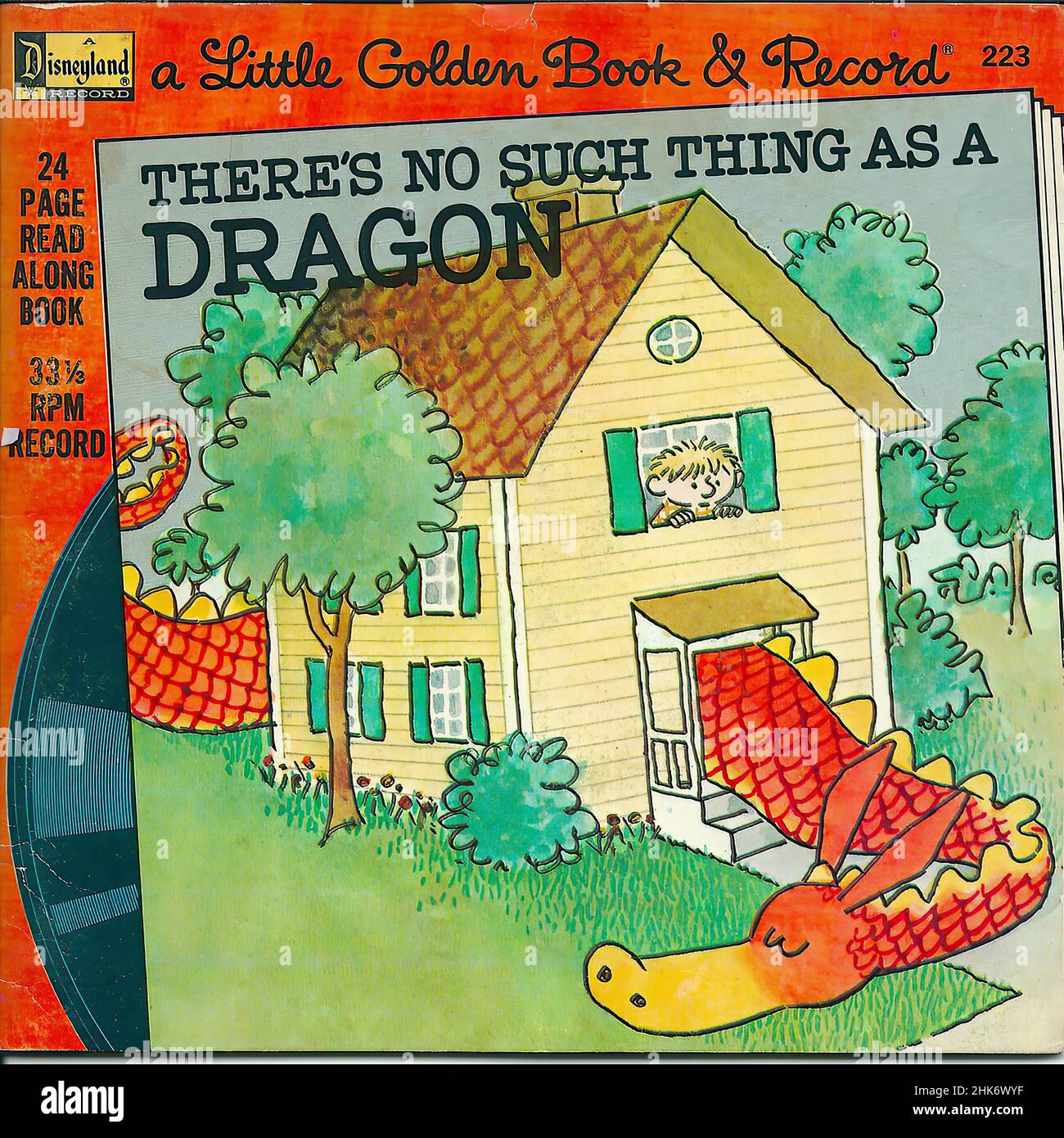 Vintage vinyl record cover - Storybook Record - Theres No Such Thing As ...