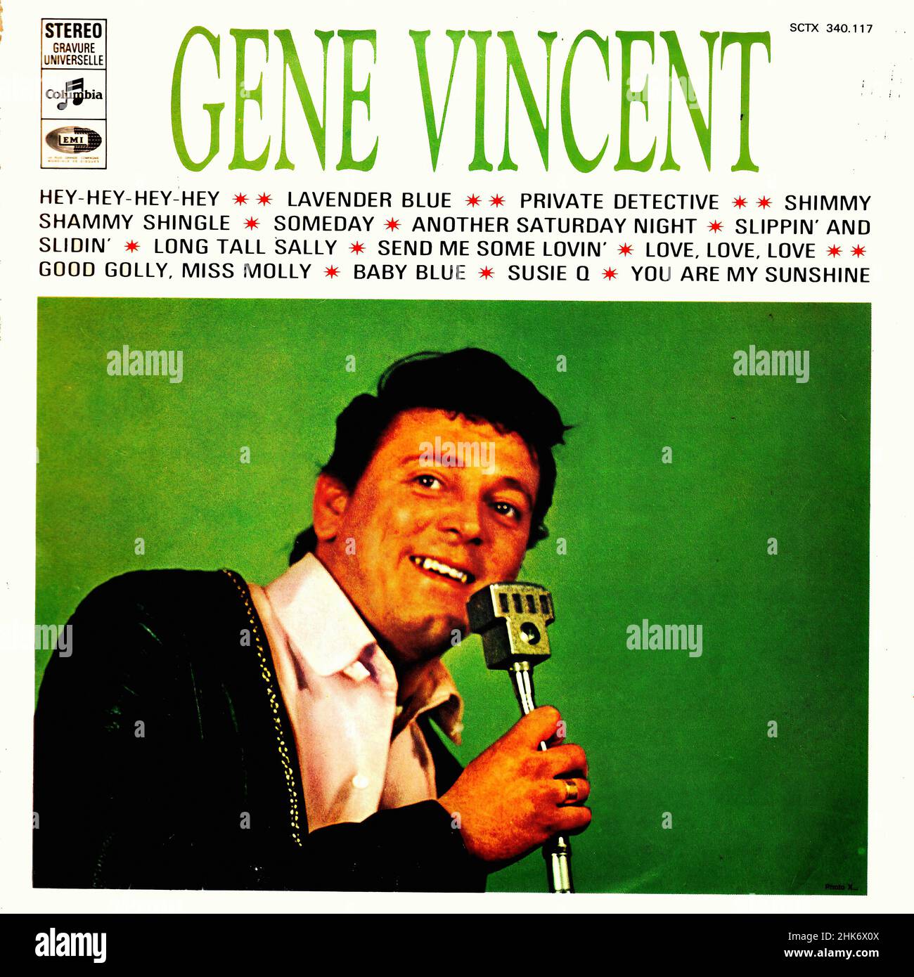 Vintage vinyl record cover - Vincent, Gene - Same - F - 1963 Stock ...