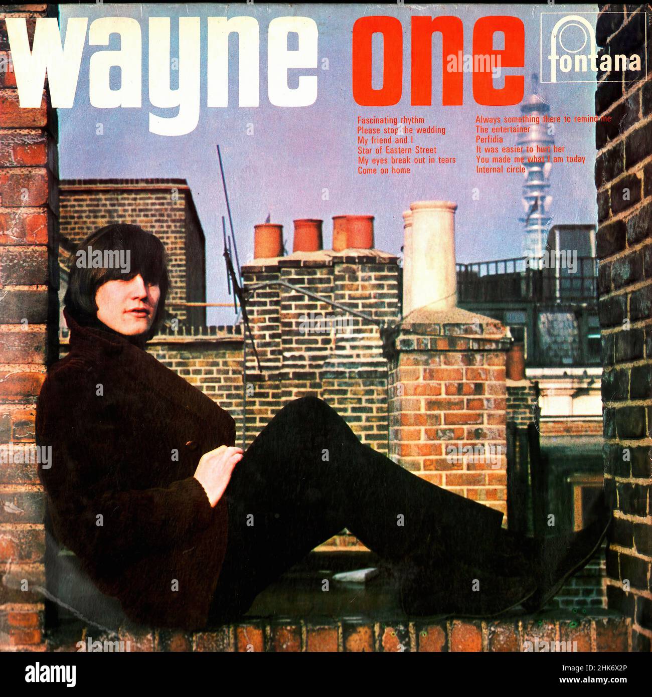 Vintage vinyl record cover - Fontana, Wayne - Wayne One - UK - 1966 ...