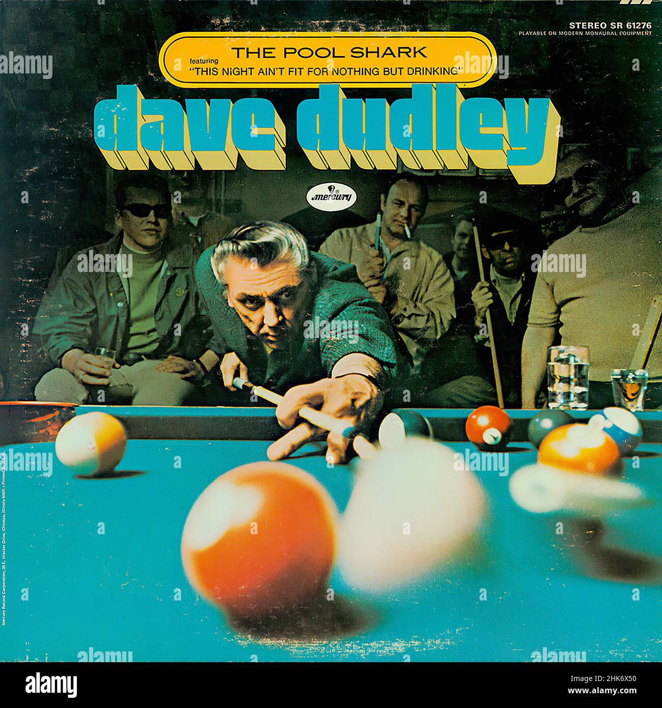 The Pool Shark - Vintage Country Music Album Stock Photo - Alamy