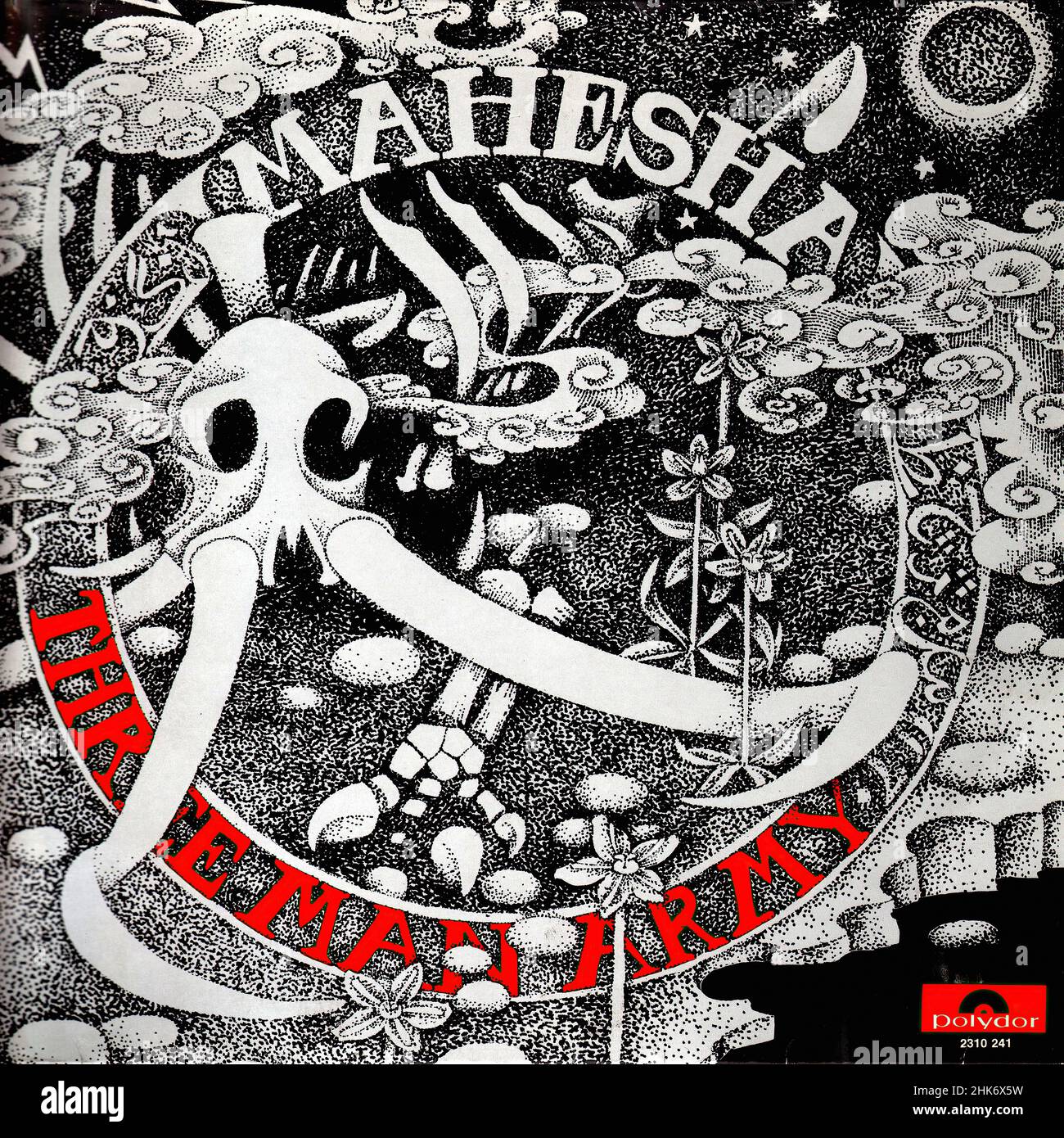 Vintage vinyl record cover - Three Man Army - Mahesha - D - 1972 Stock ...