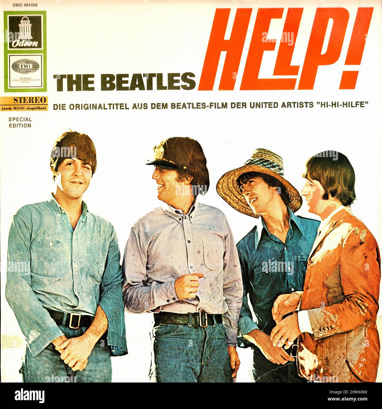 Vintage vinyl record cover - Beatles, The - Help - Counterfeit - D ...
