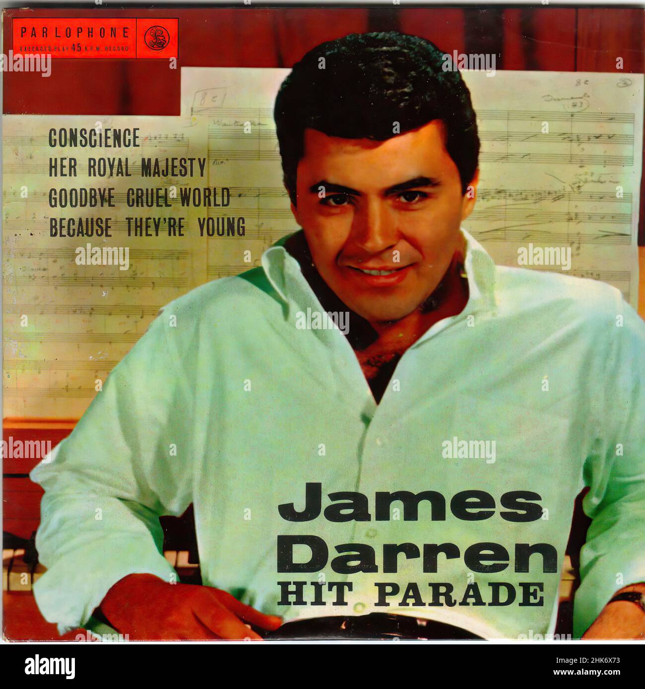 Vintage vinyl record cover - Darren, James - Hit Parade - UK - 1962 ...
