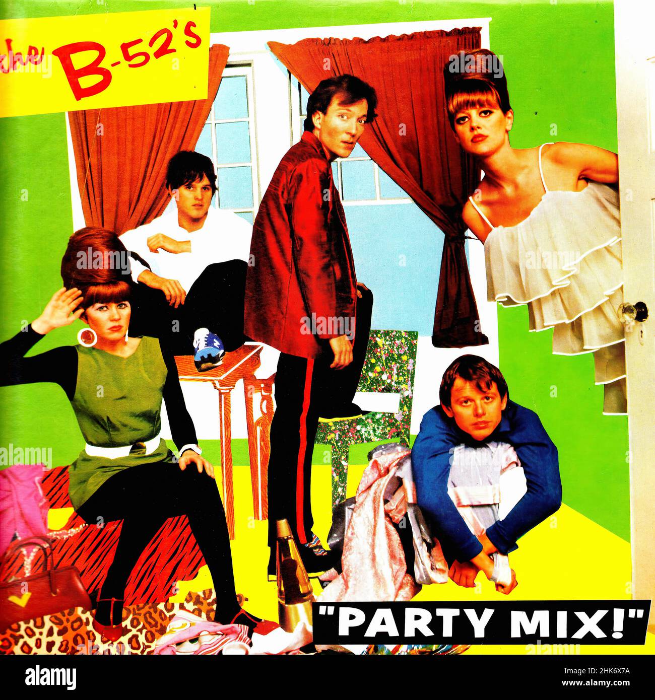 Vintage vinyl record cover - B 52's - Party Mix - D - 1981 01 Stock ...