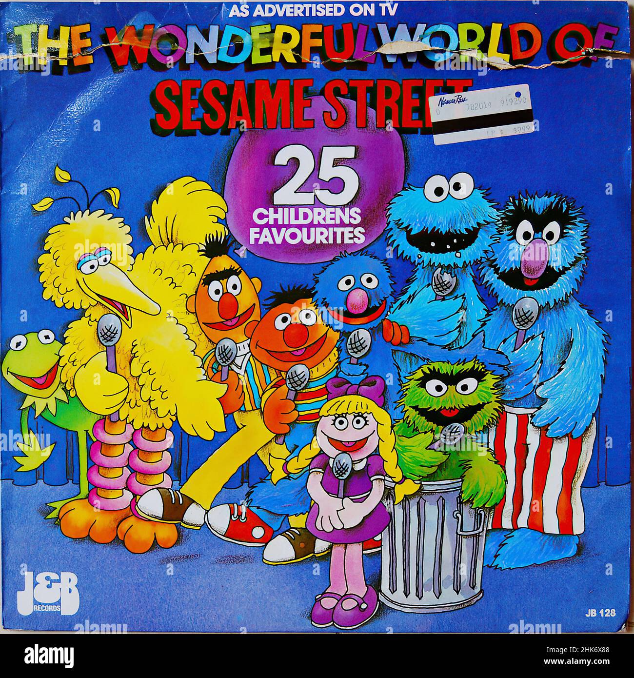 Vintage vinyl record cover - Childrens - The Wonderful World Of Sesame ...