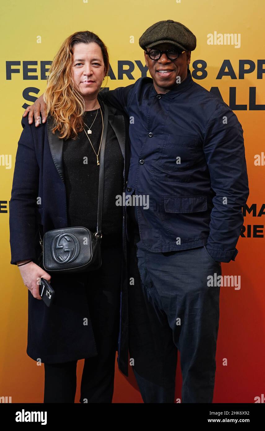 Ian Wright arriving for the world premiere of the Bob Marley One Love ...