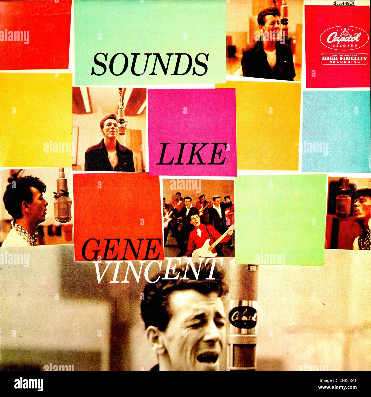 Vintage vinyl record cover - Vincent, Gene - Sounds Like - F - 1959 ...