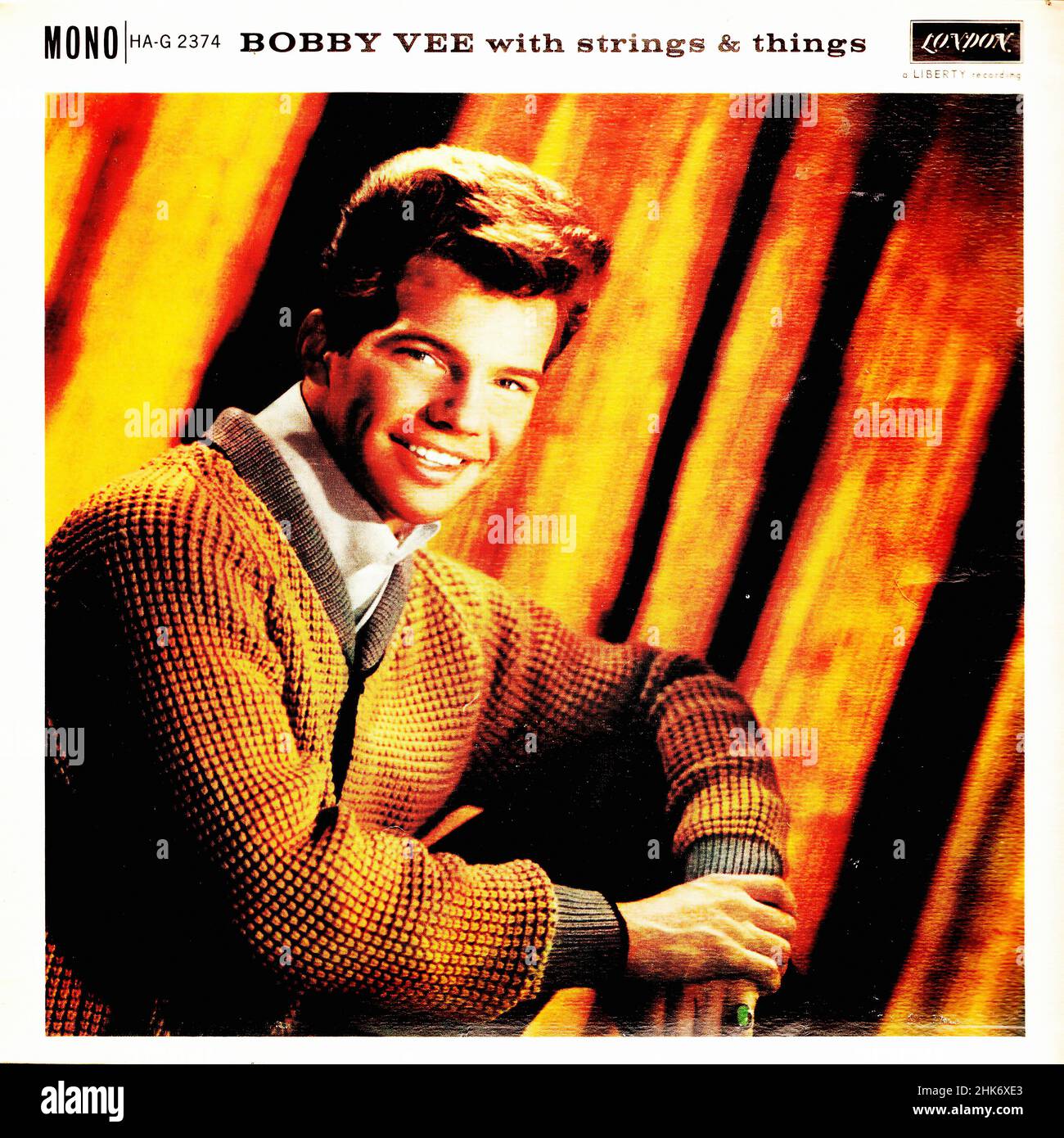 Vintage vinyl record cover - Vee, Bobby - With Strings & Things - UK ...