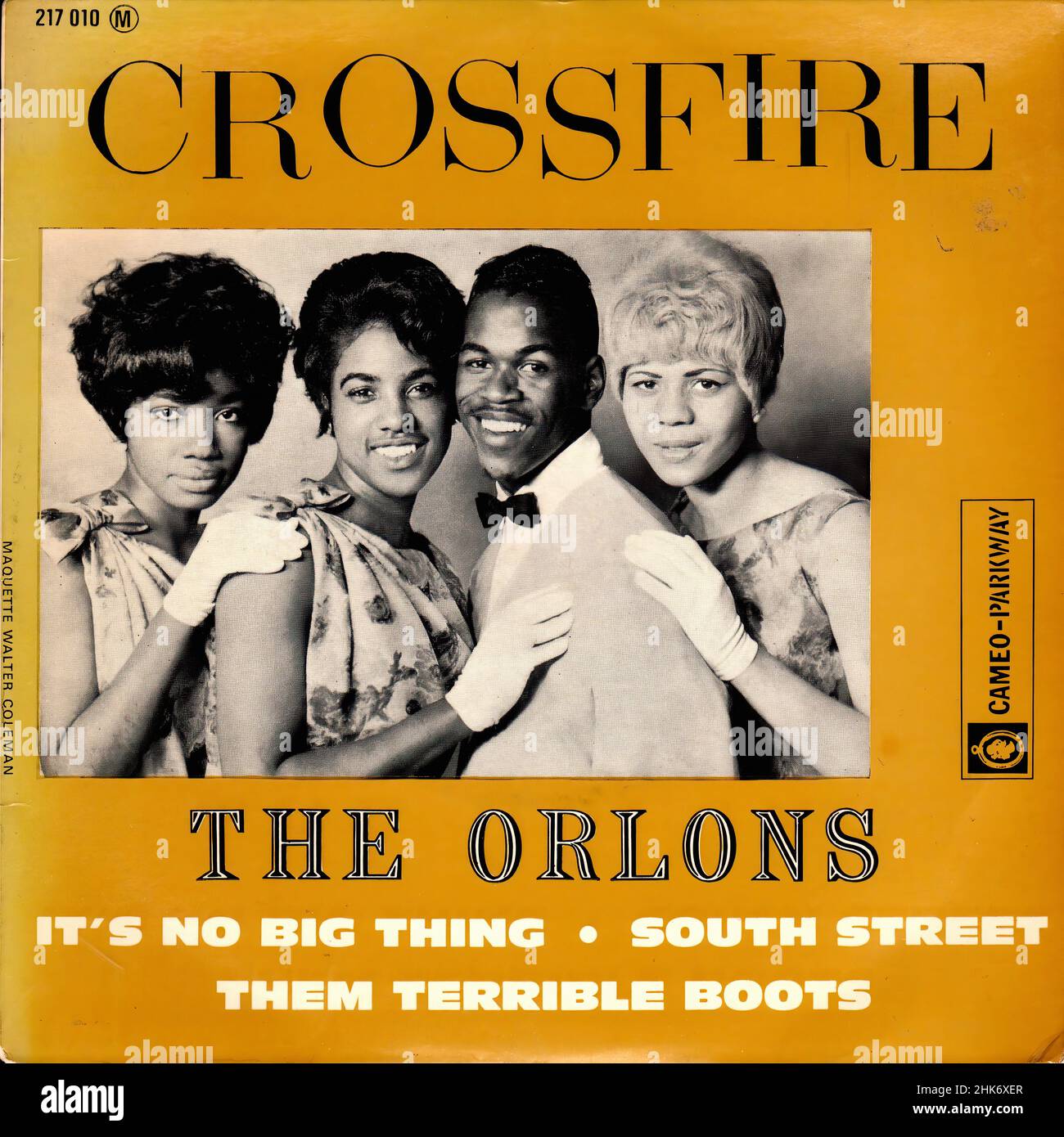 Vintage vinyl record cover - Orlons, The - Crossfire - EP - F - 1963 ...