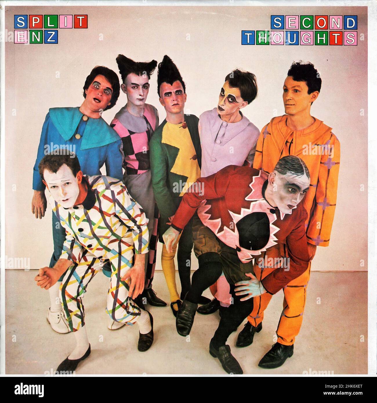 Vintage vinyl record cover - Split Enz - Second Thoughts - Australia ...