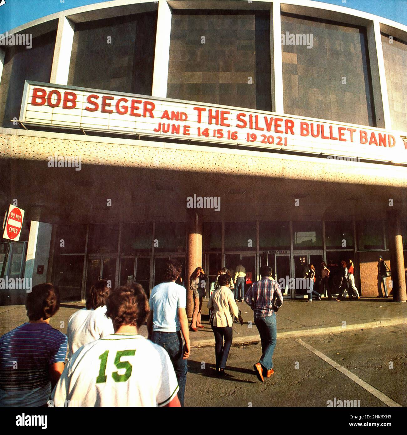 Vintage vinyl record cover - Seger, Bob - Nine Tonight - D - 1981 Stock ...