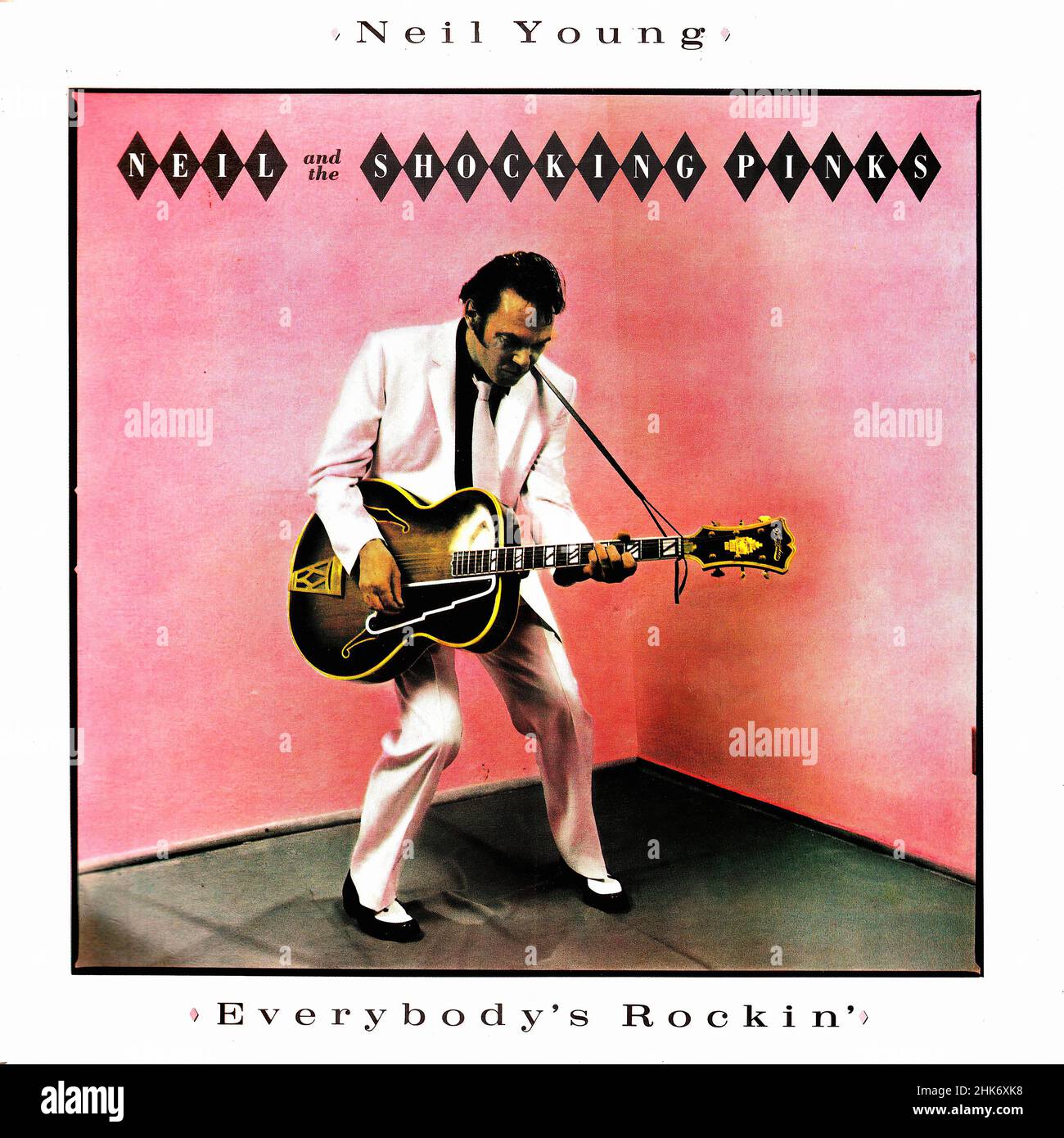 Vintage vinyl record cover - Young, Neil - Everybody's Rockin' - D ...