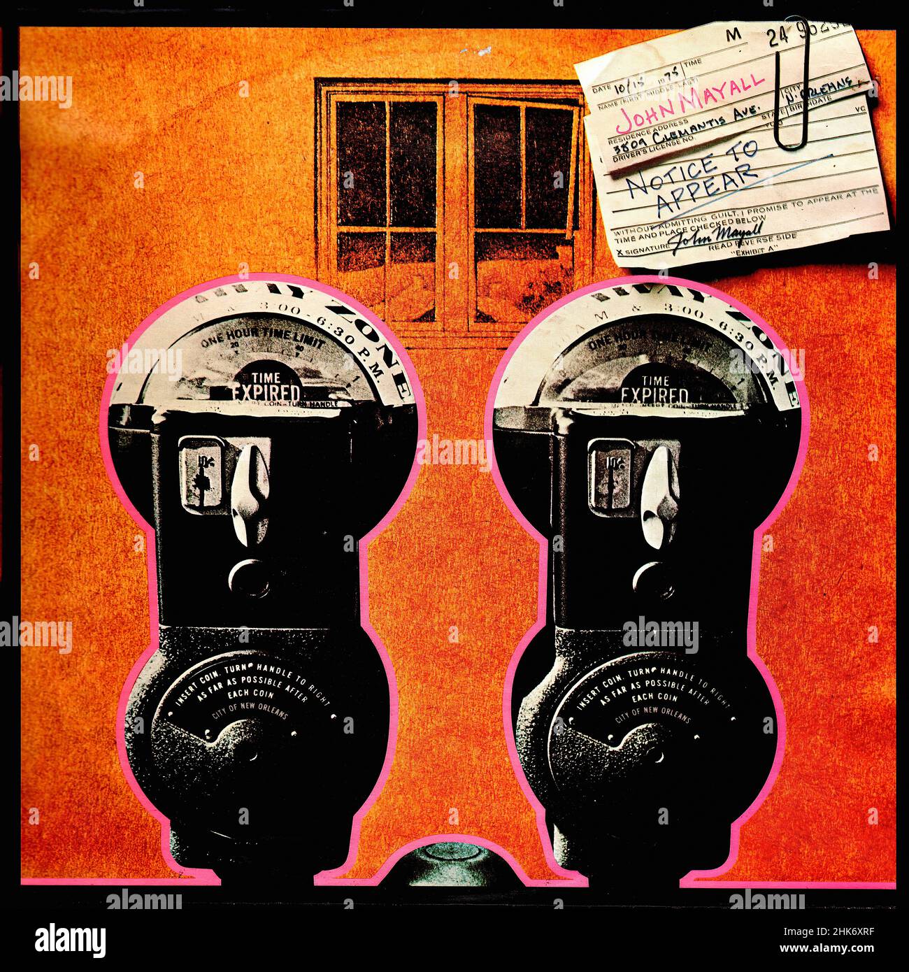 Vintage vinyl record cover - Mayall, John - Notice To Appear - UK ...