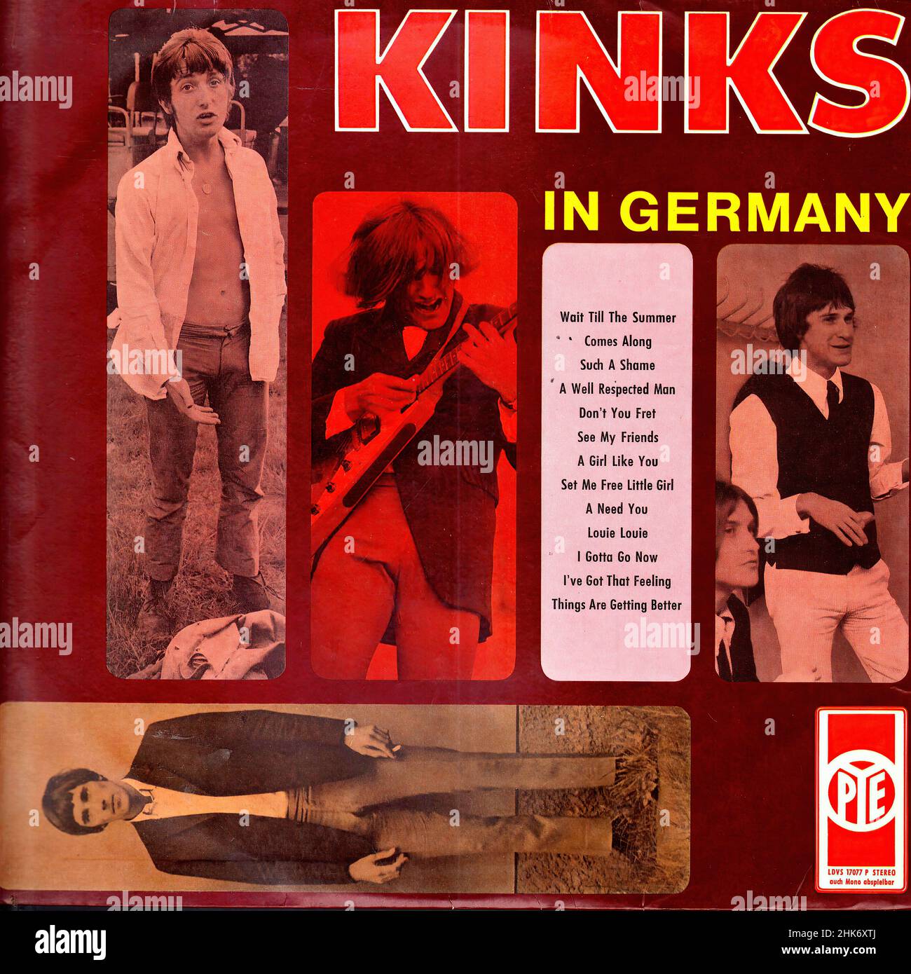 Vintage vinyl record cover - Kinks, The - In Germany - D - 1965 01 ...