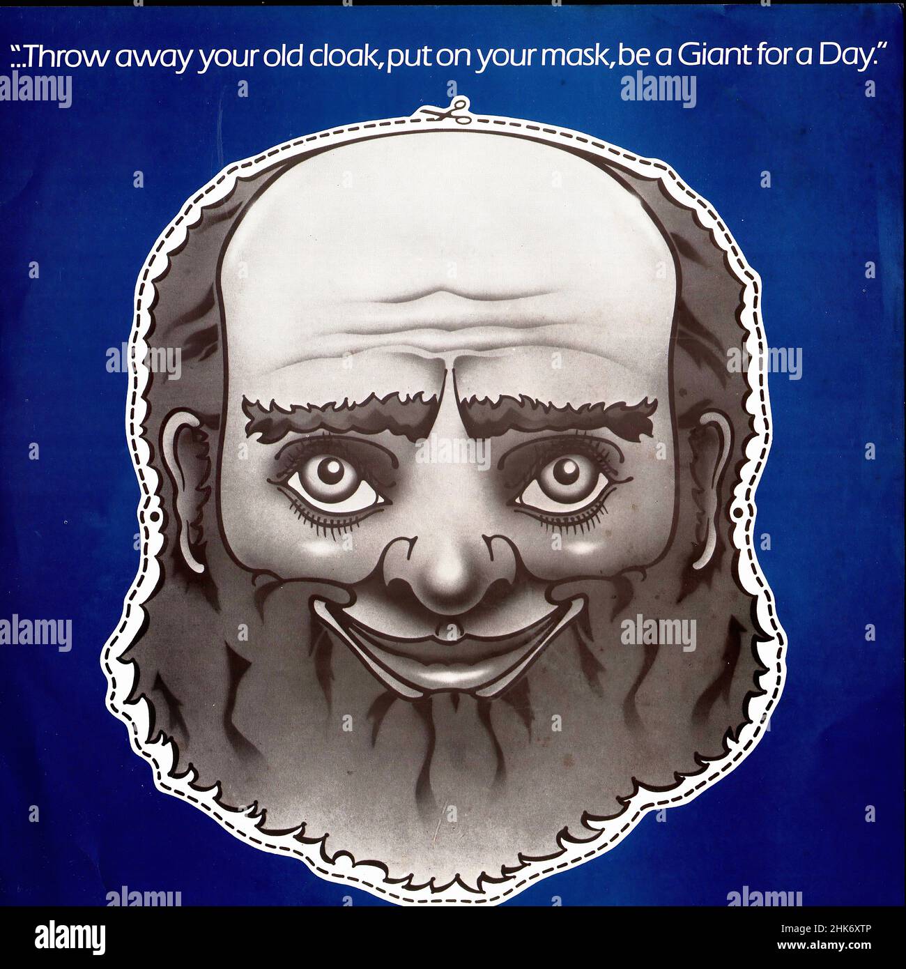 Vintage vinyl record cover - Gentle Giant - Giant For A Day - UK - 1978 ...